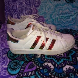 adidas | Shoes | Chrome Adidas Superstars | Poshmark